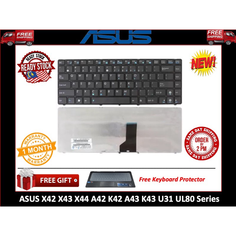 Asus X42 X43 X44 A42 K42 A43 K43 U31 UL80 U35 U45 VX5 UL30 UL30A A83 ...
