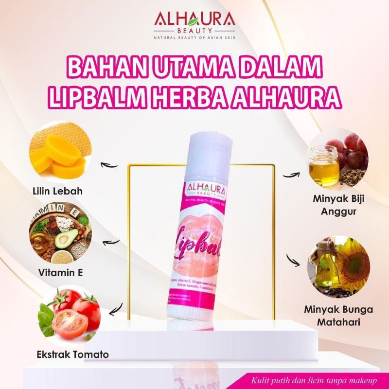 Lipbalm Alhaura Beauty (Ubat Bibir Kering,) | Shopee Malaysia