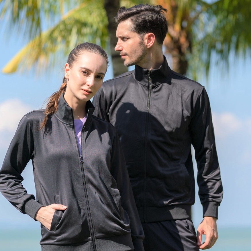 RIGHTWAY Unisex Outrefit Men Women Premium Track Jacket Suit - Navy ...