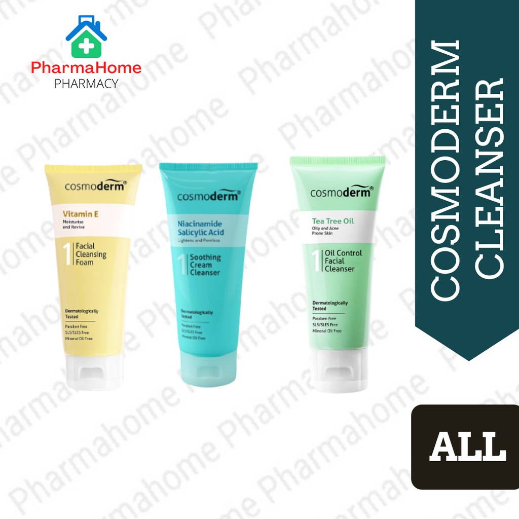 COSMODERM TEA TREE OIL/VITAMIN E/NIACINAMIDE SALICYLIC ACID FACIAL ...
