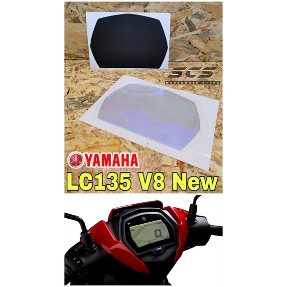 Tinted Meter Sticker Yamaha LC135 V8 New Rainbow Smoke Accessories ...