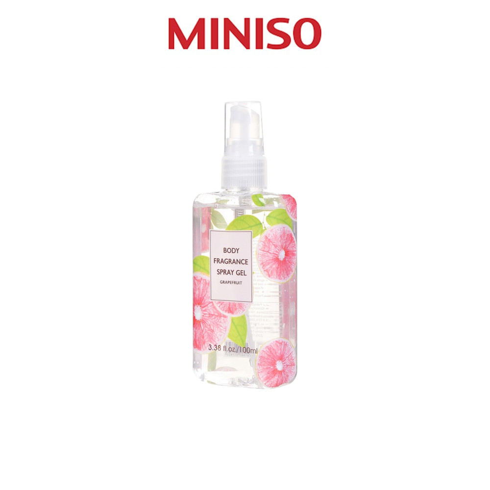 MINISO Body Fragrance Spray Gel - Grapefruit | Shopee Malaysia
