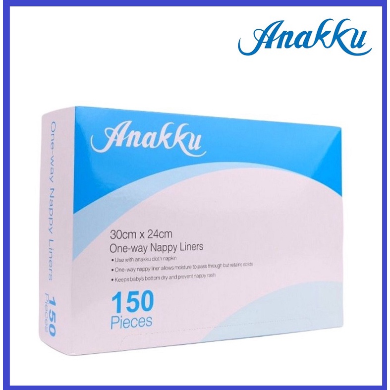 Anakku Nappy Liners Napkin Bayi (150pcs) | Shopee Malaysia