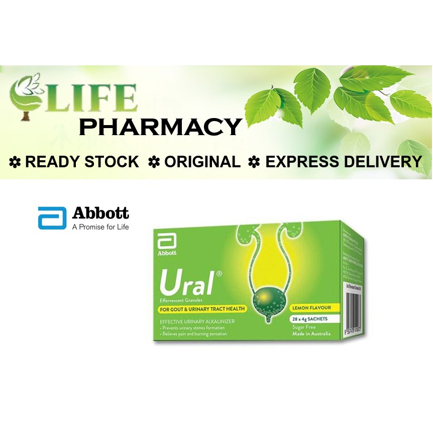 Ural Effervescent Granules lemon flavour (28 x 4g) Exp:05/2026 | Shopee ...