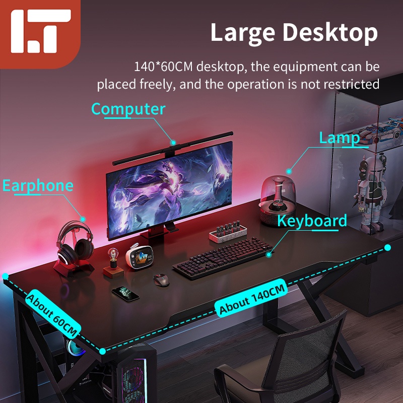 High Quality Gaming Table for E-Sport/Computer/PC/Study Thicker&Stable ...