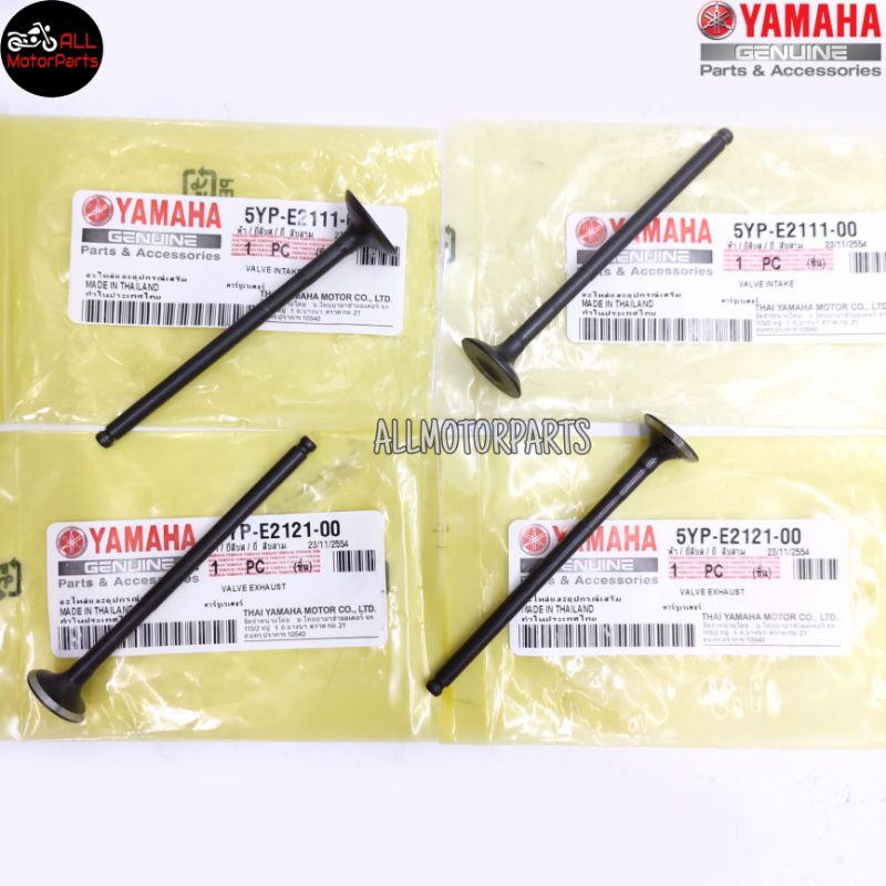 LC135 FZ150 Y15 Y15Z Y15ZR INTAKE & EXHAUST VALVE ENGINE VALVE SET 5YP ...