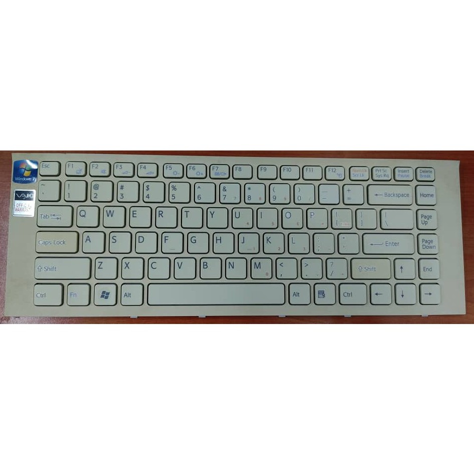 SONY ORIGINAL VAIO SERIES 148970211 WHITE KEYBOARD (USED) | Shopee Malaysia