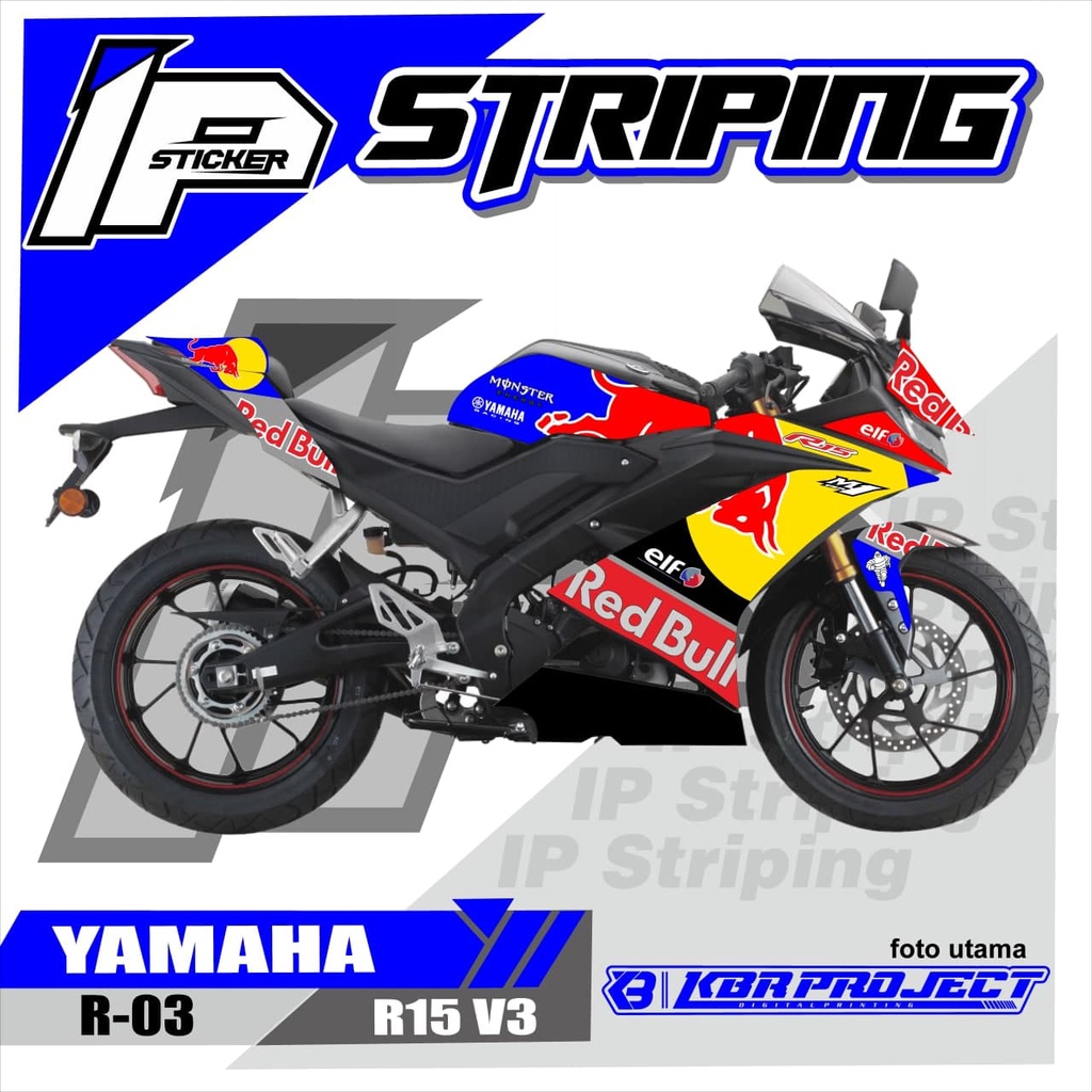Striping R15 V3- Sticker Striping Variation List Yamaha R15 V3.R-03 IP ...
