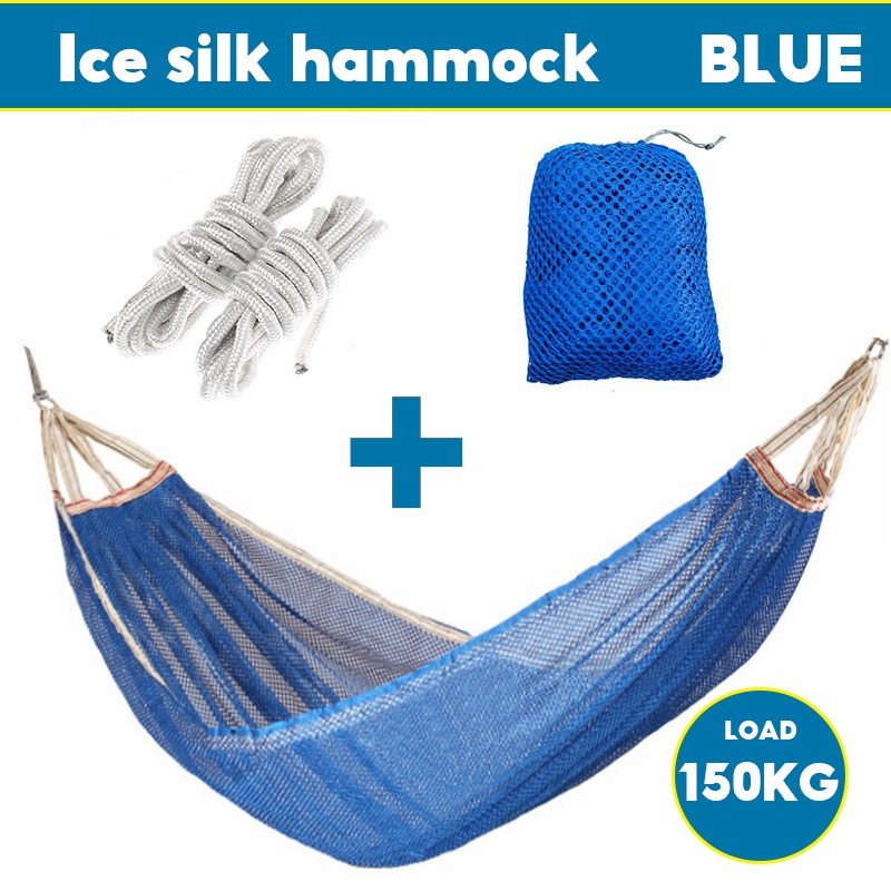 BIG 🌈Rainbow Hammock Outdoor Canvas Fabric Camping Striped Hammocks ...