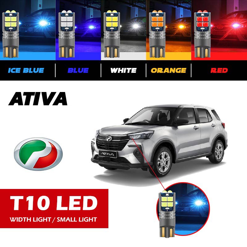 1PC Perodua Ativa T10/W5W Car Small Headlight Dome Light Car Boot ...