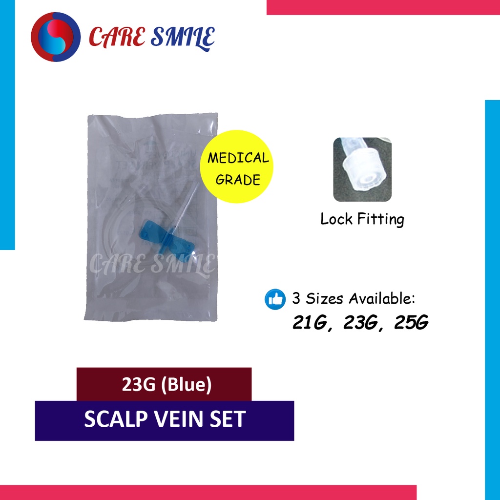 Scalp Vein Set Butterfly Needle 21G 23G 25G Winged Infusion Set Sterile ...