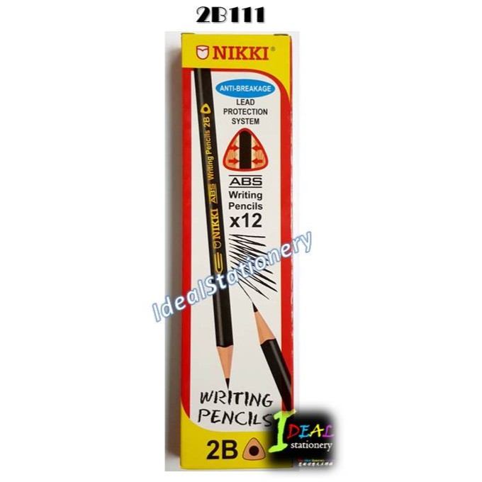 Nikki 2B Writing Pencil 2B111 (12pcs/Box) | Shopee Malaysia