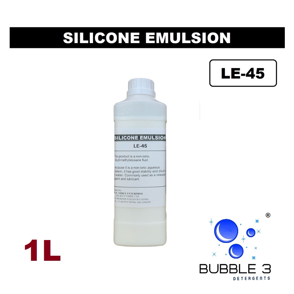 Silicone Emulsion (LE-45) - 1Litre & 500ml | Shopee Malaysia