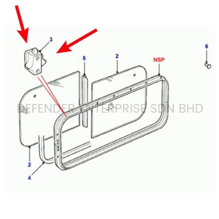 Defender Sliding Side Window Catch | Shopee Malaysia
