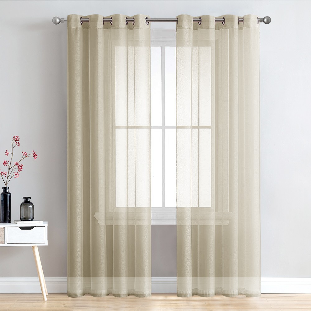 [8 colors] LANGSIR CANTIK BERKUALITI Sheer Tulle Curtain Living Room ...
