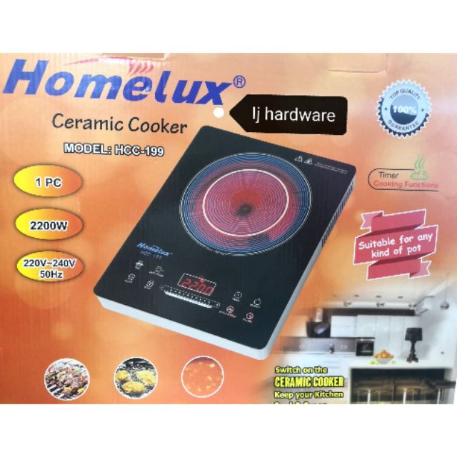 Homelux HCC-199 Electrical Ceramic Cooker | Shopee Malaysia