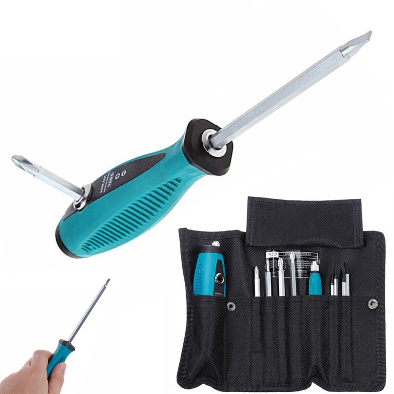 10Pcs/Set Precision Screwdriver Set Phillips Slotted Star With Magnetic ...