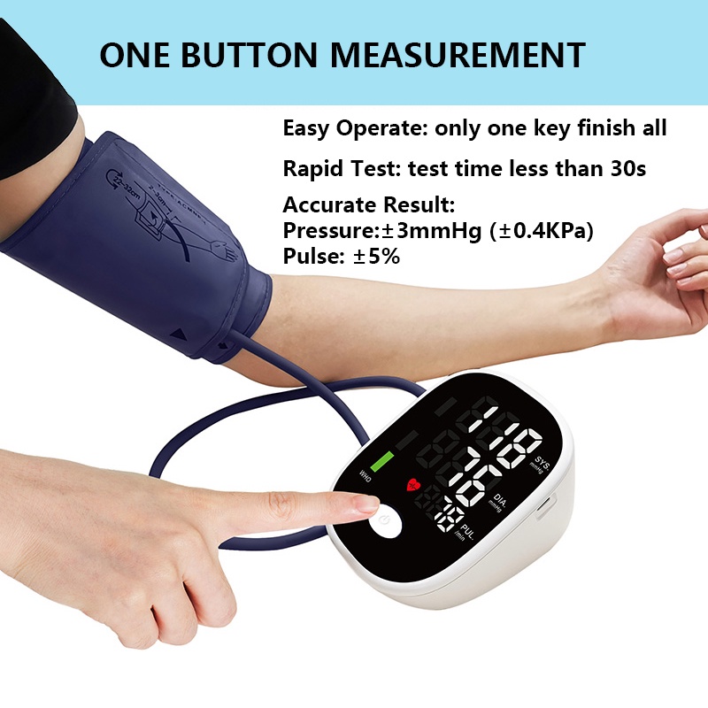 Electric Arm Blood Pressure Monitor Digital High BP Machine Medical ...