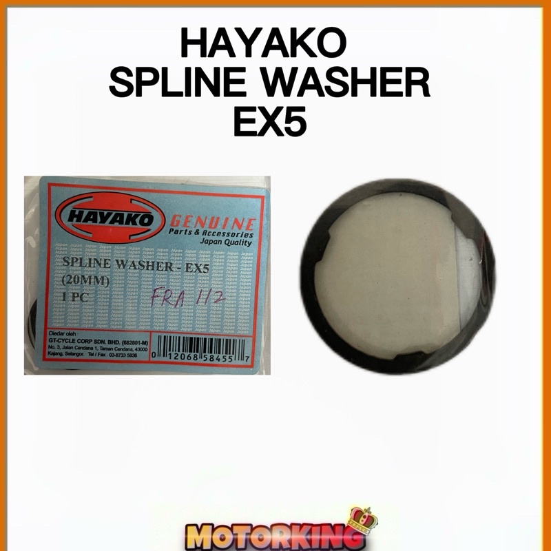 SPLINE WASHER EX5 HONDA EX5 WASHER | Shopee Malaysia