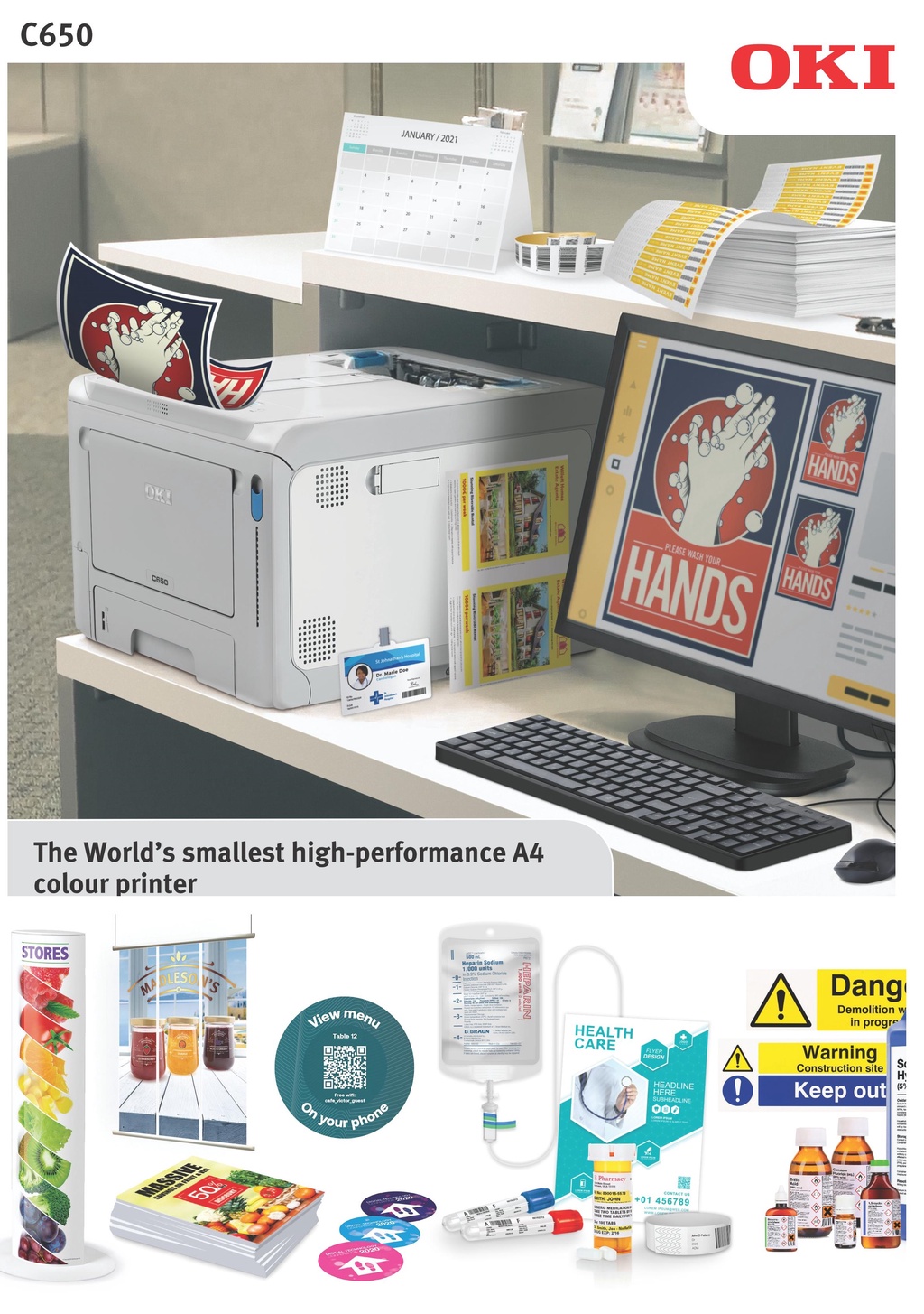 Oki C650 On-Demand Color Label Printer | Shopee Malaysia