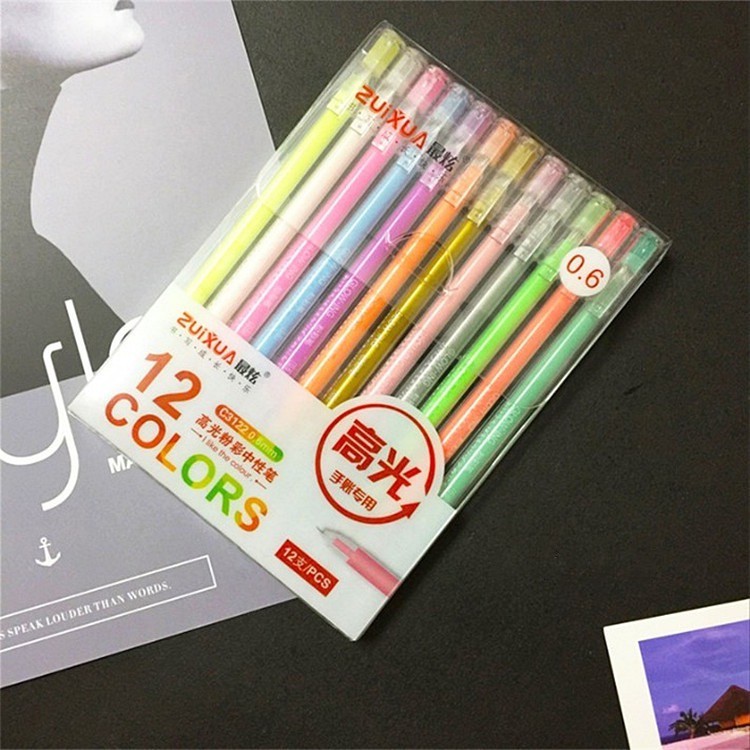 12 Color Fineliner Colored Drawing Felt Tip Pens Art Drawing For ...