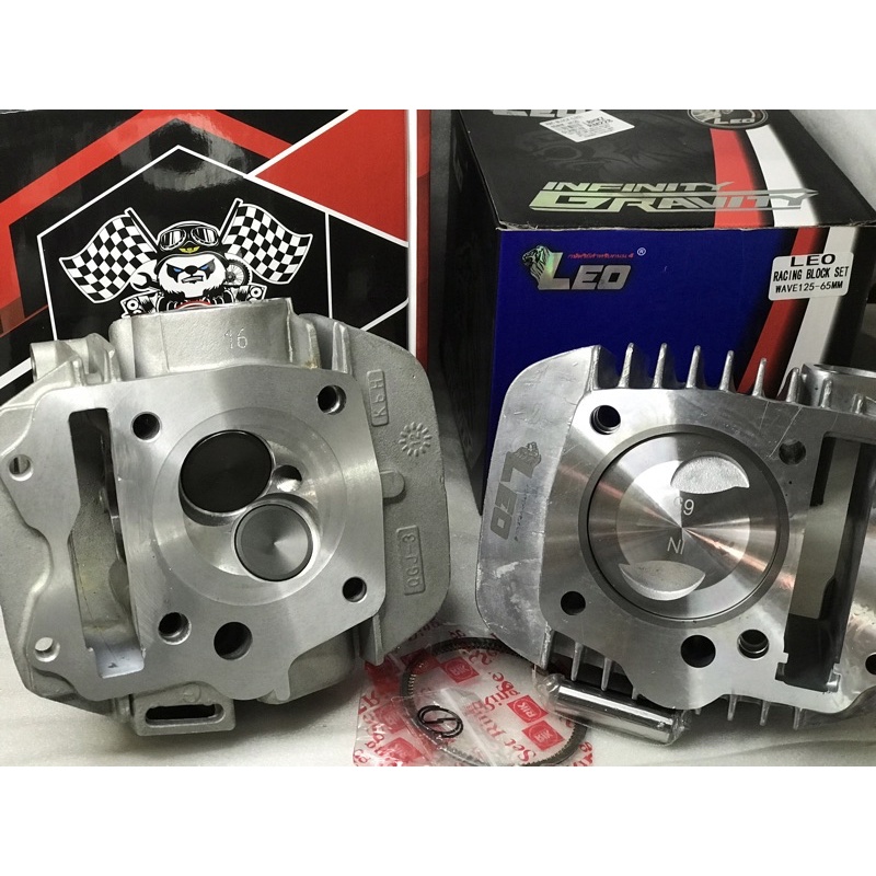 W125/W125S/W125X HEAD RACING 26/30&BLOCK LEO 65MM!! | Shopee Malaysia