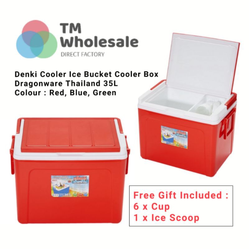 Dragonware Thailand Denki Cooler / Ice Bucket /Cooler Box / Rice Bucket ...