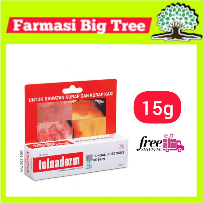 Tolnaderm (TOLNADERM) Cream 15g -anti fungal/anti-kulat | Shopee Malaysia