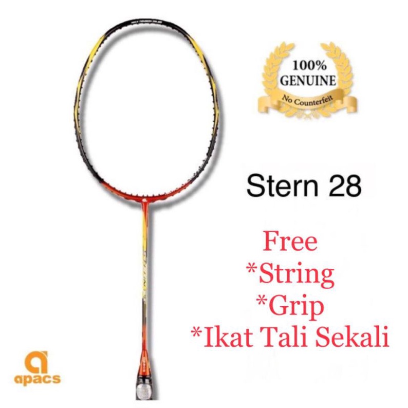 Racket Apacs Stern 28 | Shopee Malaysia
