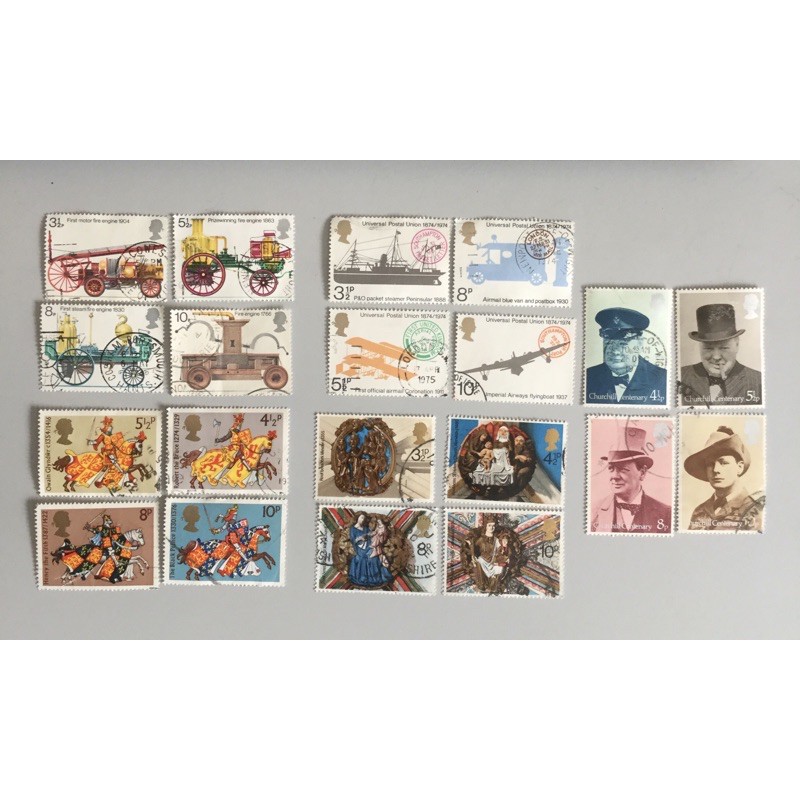 1974 GB Great Britain Commemorative Stamps Complete Set | Shopee Malaysia