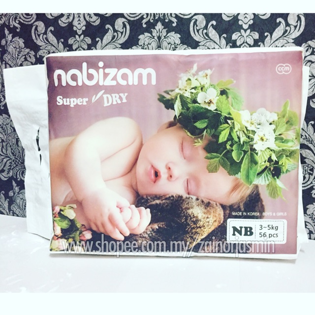 Nabizam Super Dry Diapers (Trial Packs) | Shopee Malaysia