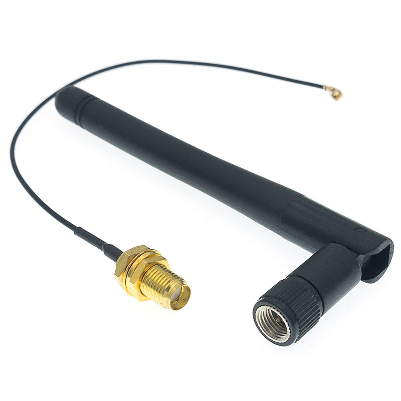 2.4G antenna folded Bluetooth-compatible wifi module ZigBee antenna SMA ...
