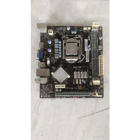 Mainboard H61 ECS processor G2020 socket 1155 DDR3 mobo motherboard ...