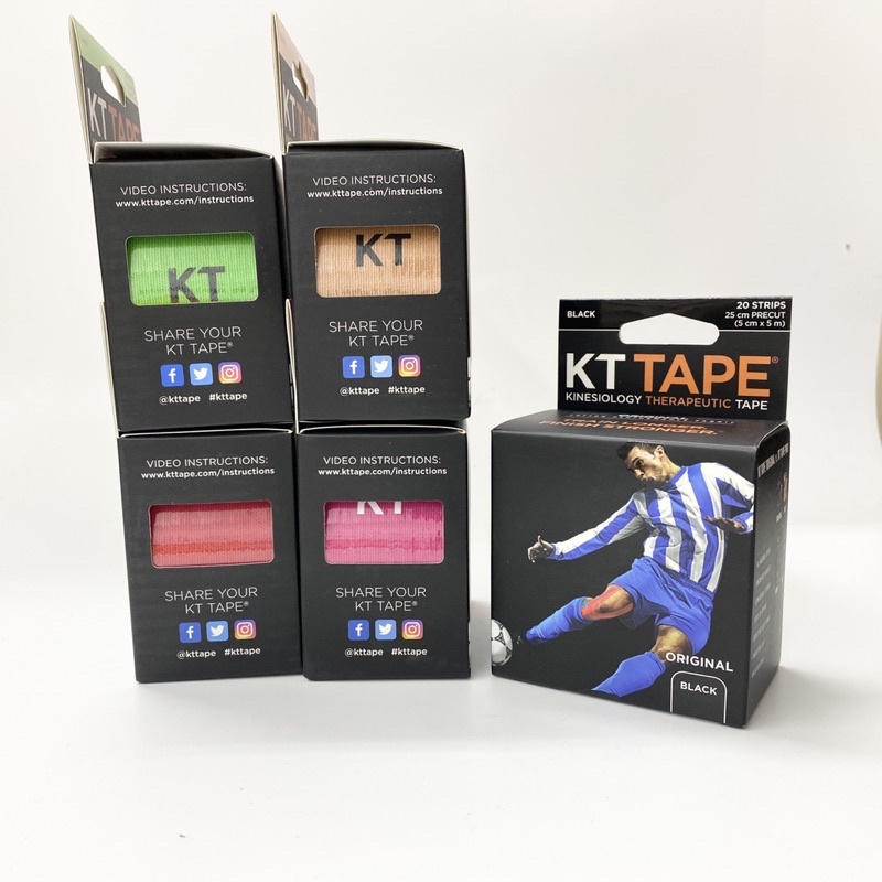 Kinesiology Tape KT TAPE® ORIGINAL COTTON PRECUT | Shopee Malaysia