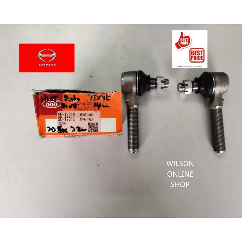Tie Rod End Set Japan(555) SE-T231L/R Hino Dutro 3Ton/5Ton WU300 XZU342 ...