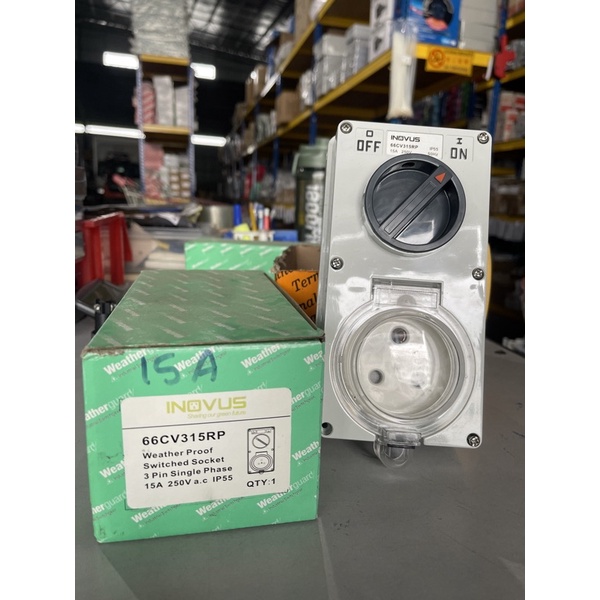 INOVUS 15A WEATHERPROOF SOCKET (IP66) | Shopee Malaysia