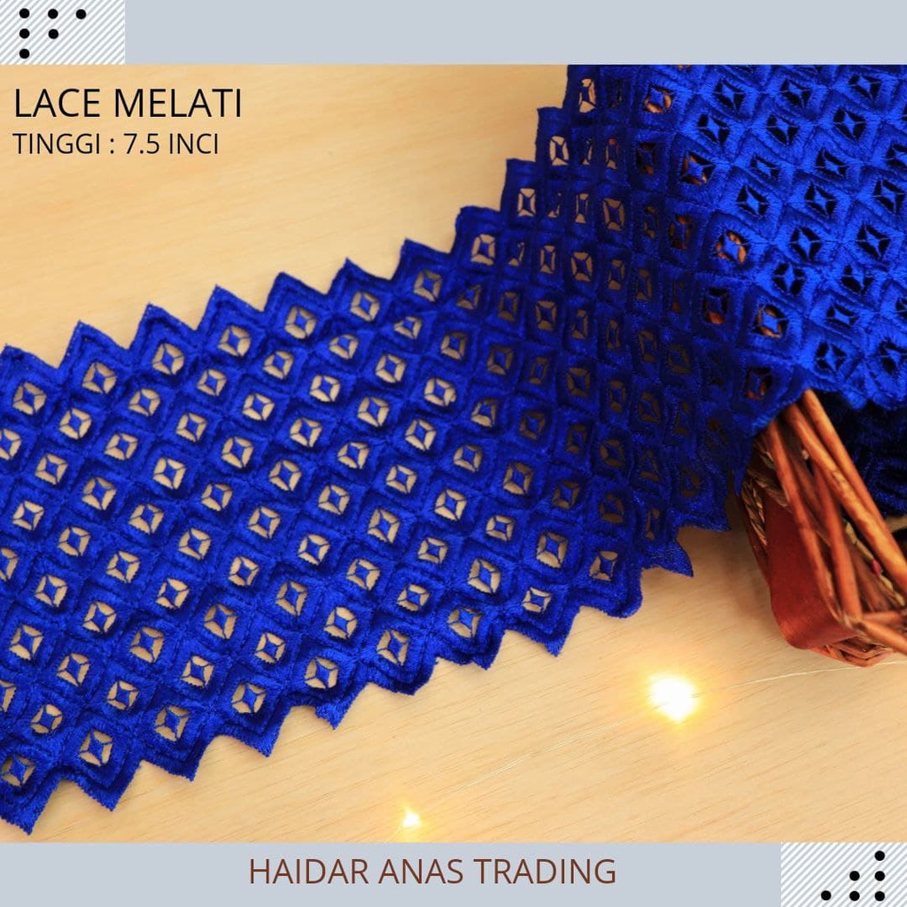 🔥 0.5M |MELATI EXCLUSIVE BORDER LACE BAJU RENDA KAIN AKSESORI PAKAIAN ...
