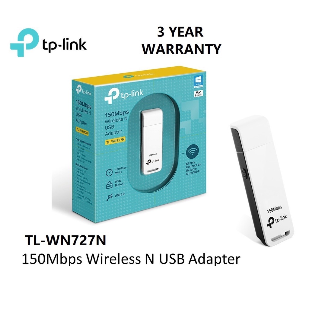 TP-LINK TL-WN727N / TL-WN725N USB Wireless N150 WiFi Adapter Receiver ...