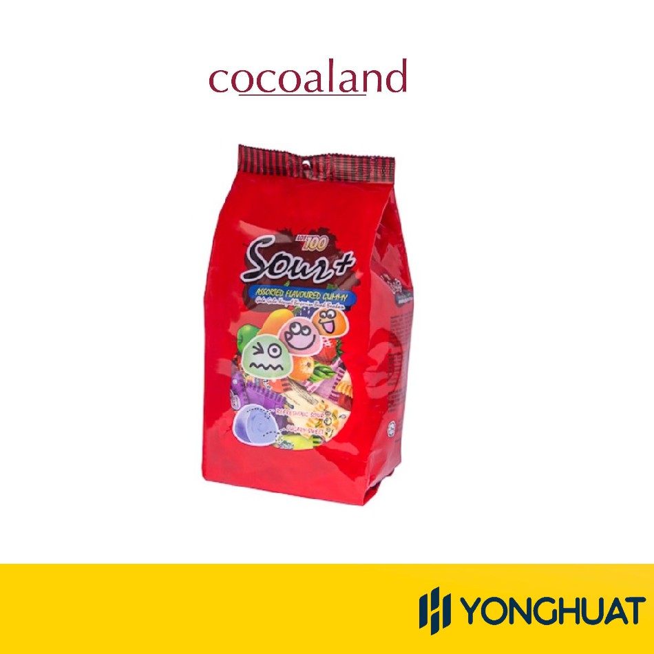 Cocoaland Lot 100 Gummy Candy Sour Plus 600g | Shopee Malaysia