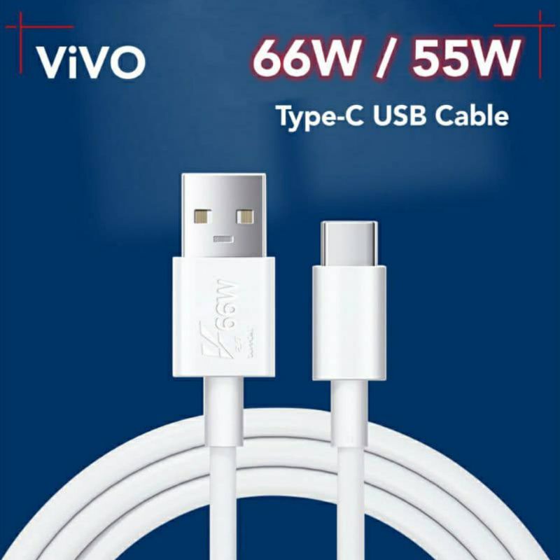 Vivo 55W 66W Type-C USB Cable Support Flash Charge 2.0 Fast-Charging For X80 Pro X70 Pro IQOO ...