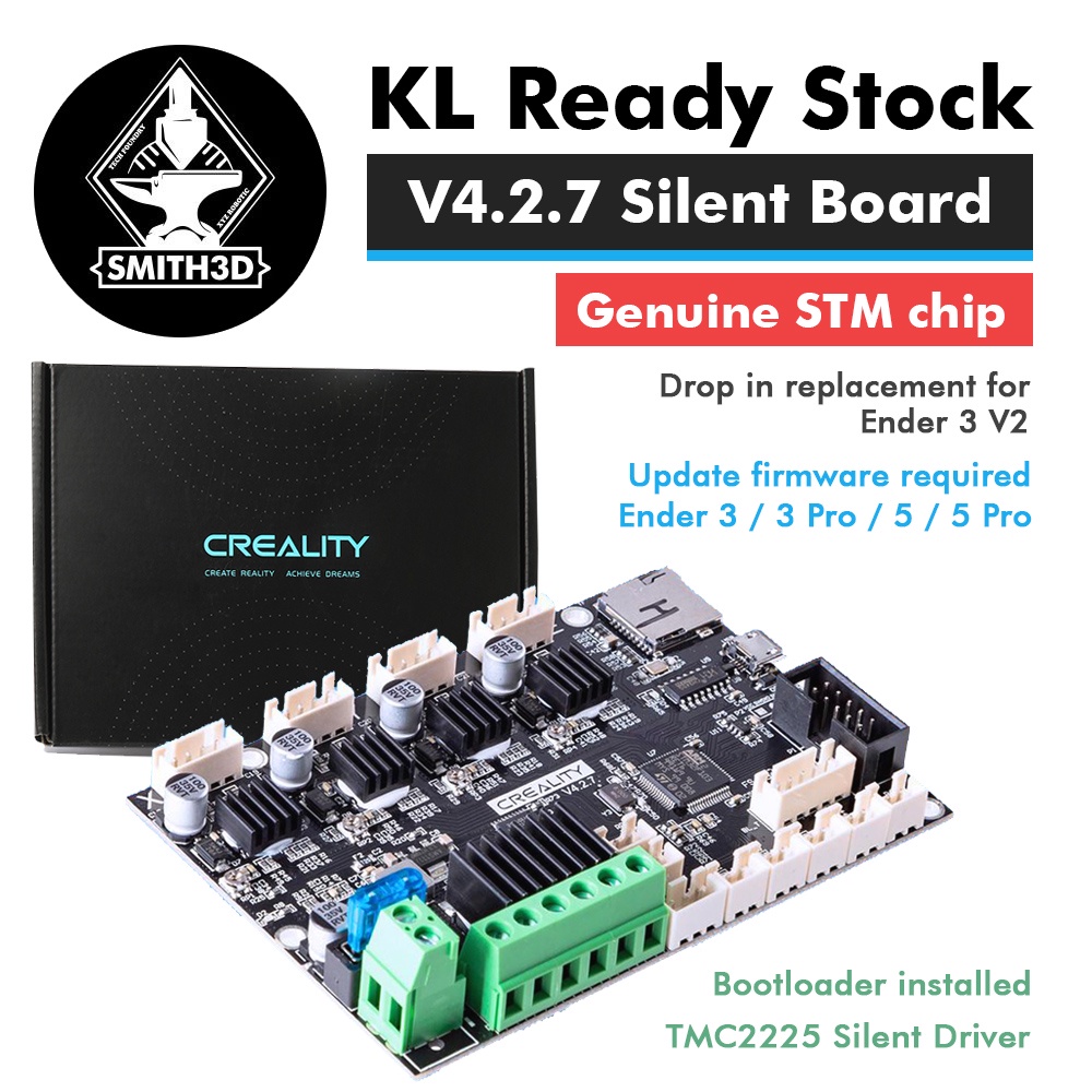 Creality 4.2.7 4.2.2 Silent Mainboard for Ender 3 V2, Ender 3 / 3 Pro ...