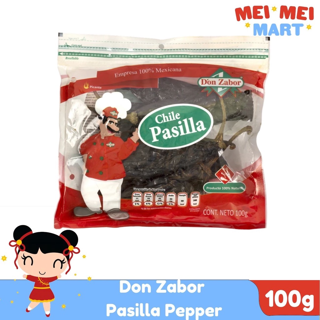 Don Zabor Dried Mexican Chili Pasilla Pepper 100g | Shopee Malaysia