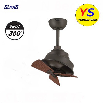 ALPHA CEILING FAN WITH REMOTE CONTROL (15" SWIRL 360°) AXON 1 (DISPLAY ...
