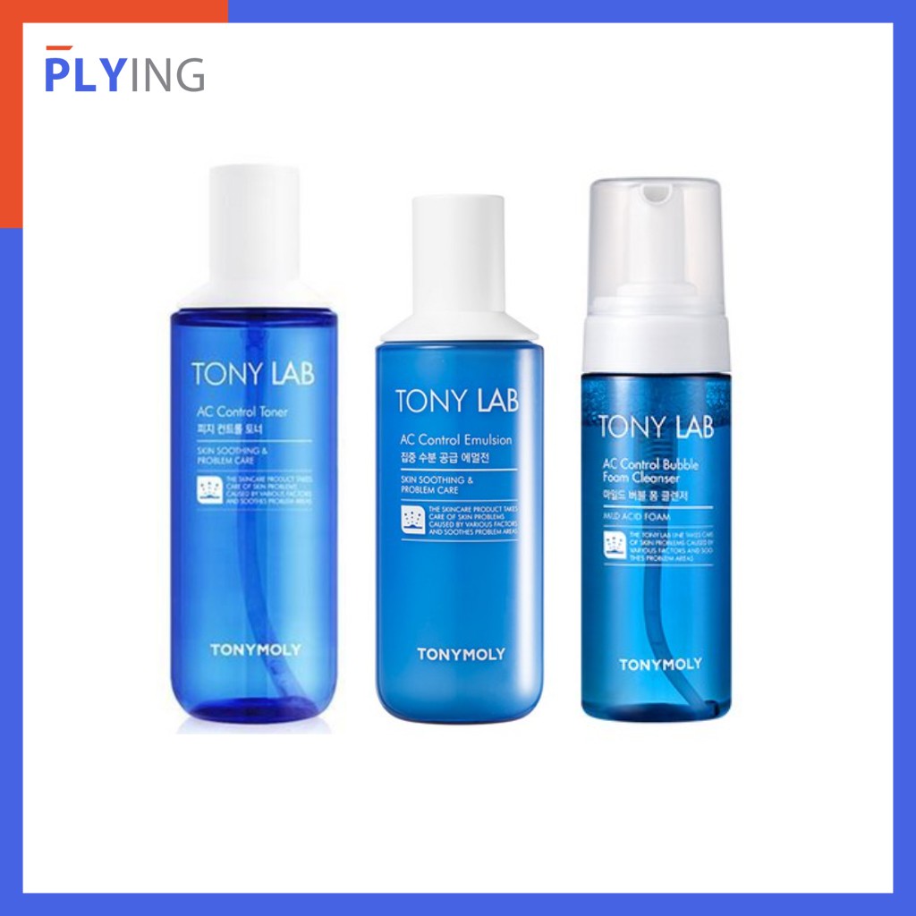 [TONYMOLY] TONY LAB AC Control Toner 180ml / Emulsion 160ml / Bubble ...
