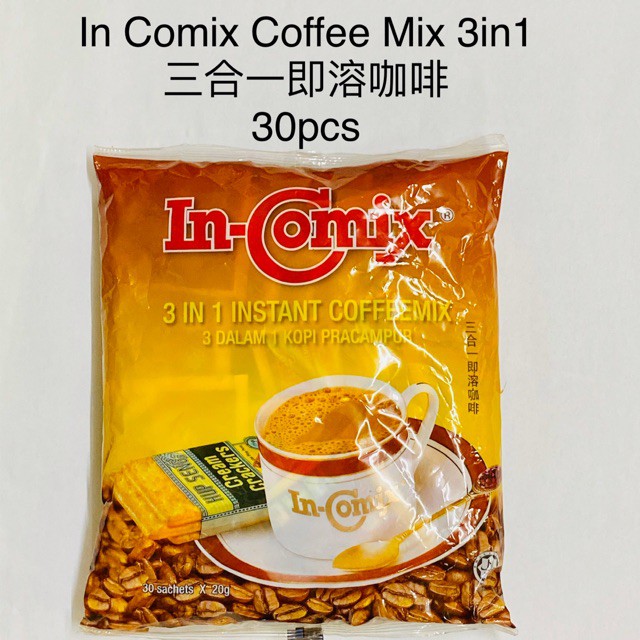 Incomix 3in1 Instant Coffee 30x20g | Shopee Malaysia