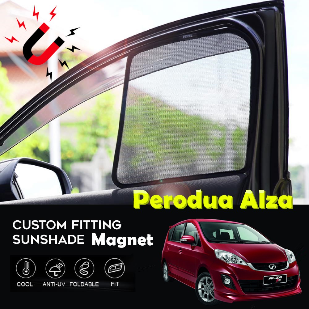 Perodua Alza Magnetic Sunshade (6 PCS) | Shopee Malaysia