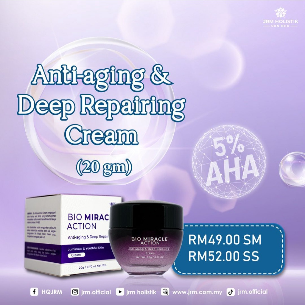 JRM BMA CREAM 200% ORI Bio Miracle Action Cream [💯 Original] | Shopee ...