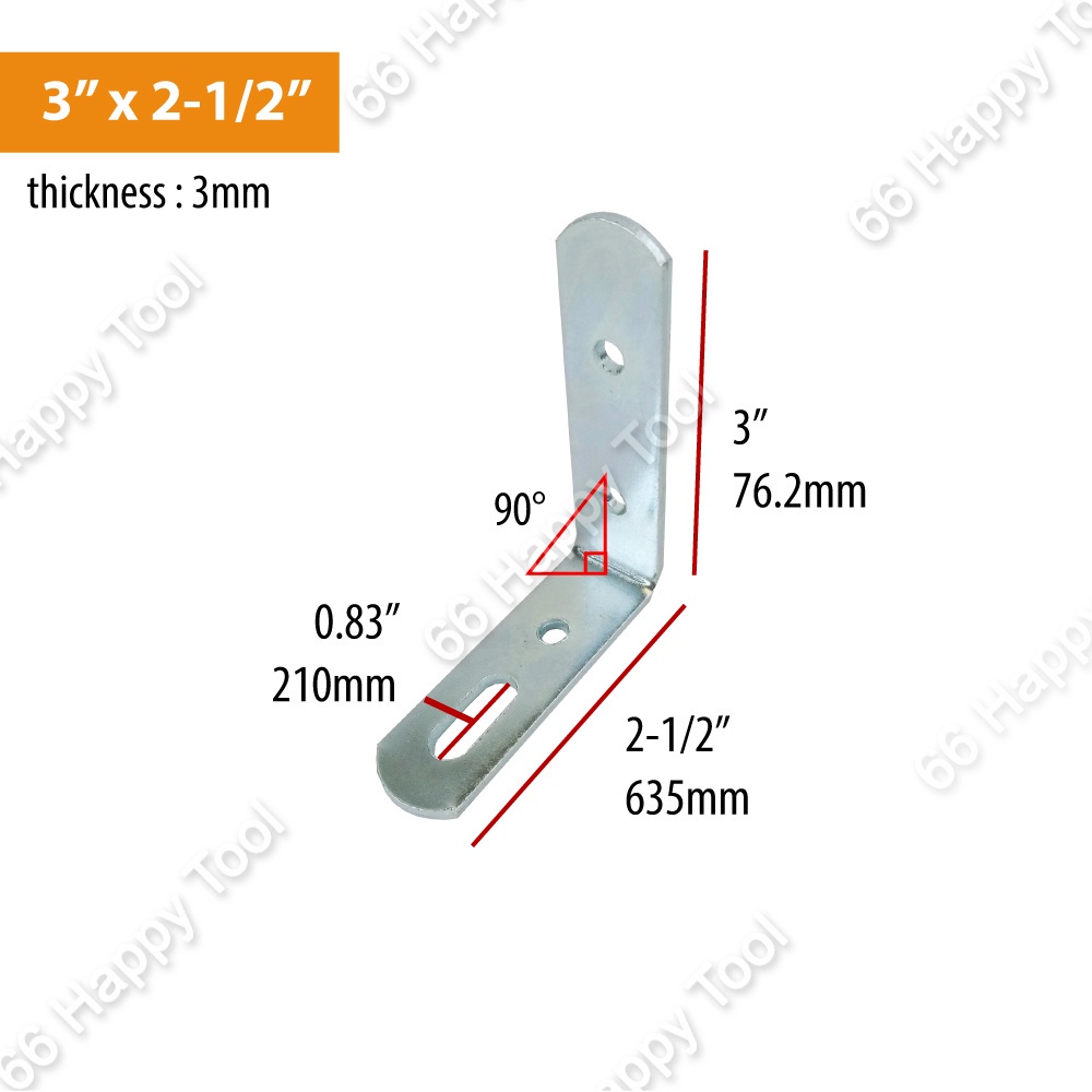 Angle Bracket Multifunctional Furniture Use 2/3/4/5/6/7 Inch L-Bracket ...