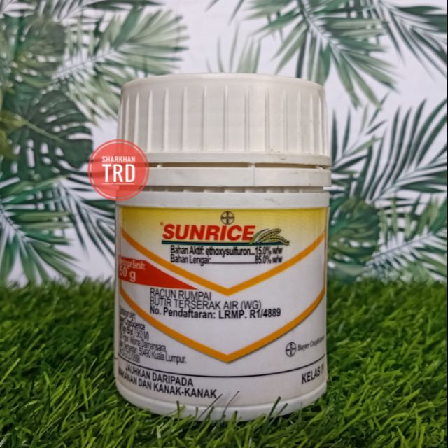 Botol 50g SUNRICE Bayer Racun Butir Terserak Air WG Wettable Granules ...
