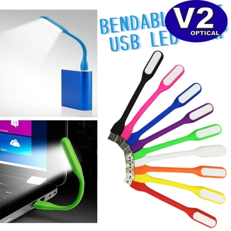Bendable Mini USB LED Lamp Flexible 5V 1.2W Book Light For Power Bank ...